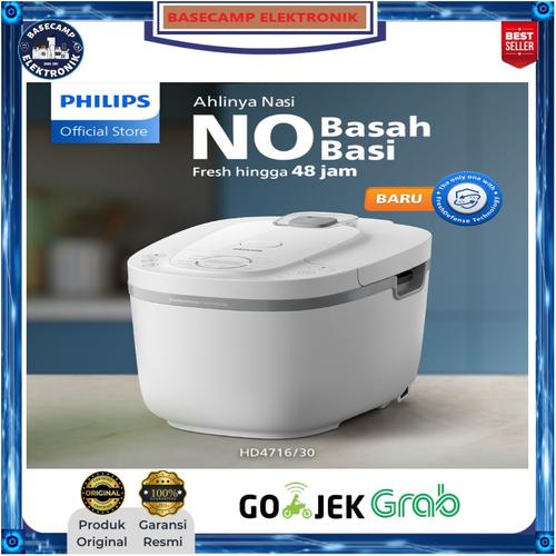 Jual PHILIPS HD4716 Rice Cooker Penanak Nasi Digital 3000 Series 1.8 ...