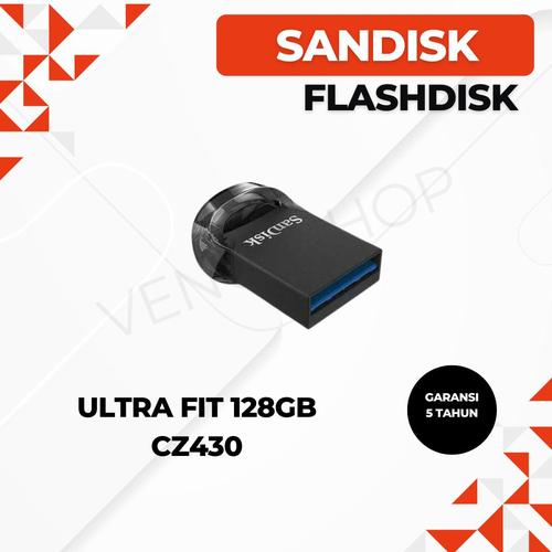 Jual SANDISK FLASHDISK ULTRA FIT 128GB USB 3.1- ULTRAFIT 128 GB FLASH ...