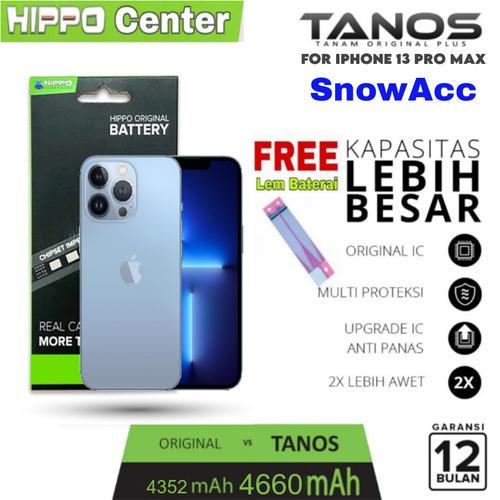 Jual Hippo Baterai iPhone 13 PROMAX Battery Hippo Tanos 13 Promax Double Power - Bat - Jakarta ...