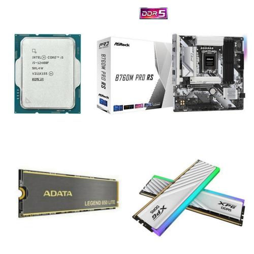Jual Paket Processor Gaming Intel Core i5 12400F Tray Gen 12 B760 RAM ...