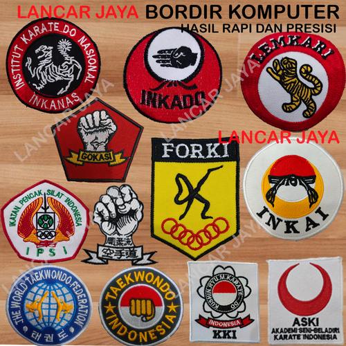 Jual LOGO FORKI INKAI INKADO IPSI KARATE SILAT TAEKWONDO BELADIRI ...