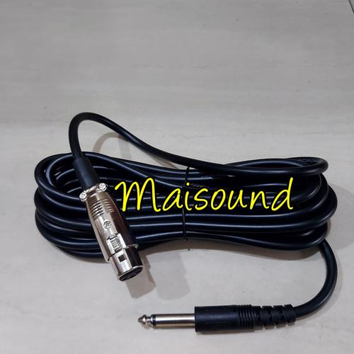 Jual Kabel Mic 5 Meter Kabel Microphone 5 Meter Siap Pakai Pakai Canon ...