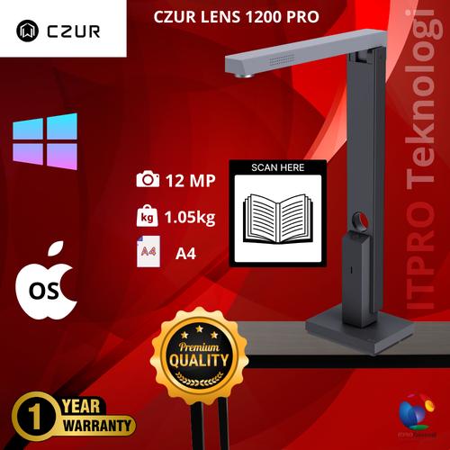 Jual CZUR Lens 1200 PRO - Portable Ultimate Document & File Scanner A4 ...