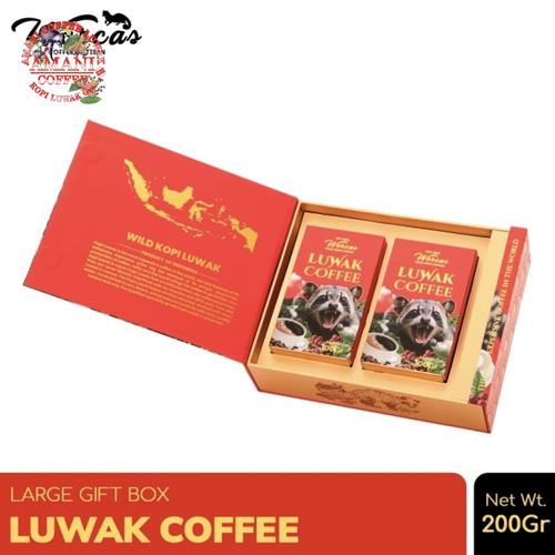 Jual Kopi Luwak Wild Parcel Box Worcas 200 gr Kemasan Premium Large ...