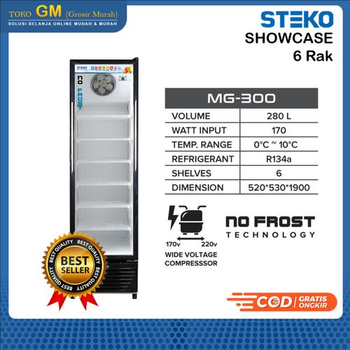 Jual SHOWCASE MG-300 STEKO - SHOWCASE 6 RAK Dengan Teknologi NO FROST - Jakarta Barat - Toko GM ...