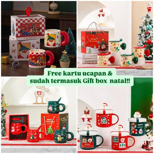 Promo Chrismast Gift Mug Natal / Hampers Mug Natal / Hampers Natal - G ...