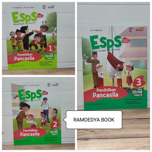 Jual Buku ESPS PPKN Revisi SD/MI kelas 1,2,3 Kurikulum Merdeka Erlangga - Kelas 1 - Jakarta ...