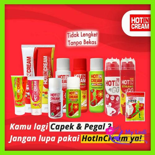 Promo Hotin Cream Botol & Cream Tube - Koyo - Cream Go - Meredakan ...