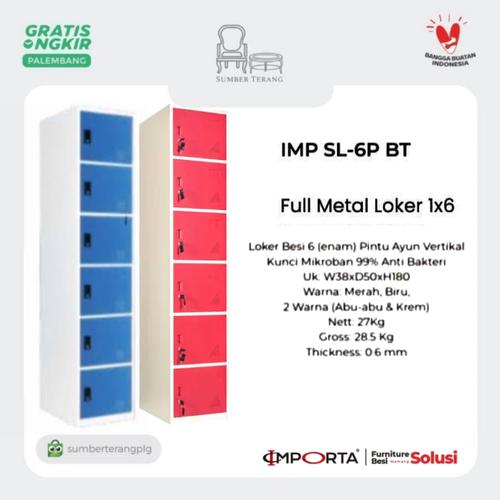 Jual Locker 6 pintu Filling Cabinet Lemari Arsip Besi IMPORTA IMP SL 6P ...
