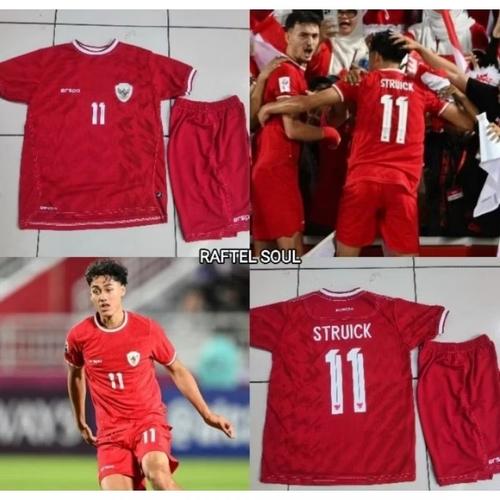 Jual JERSEY BAJU BOLA ANAK TIMNAS INDONESIA HOME KIDS ERSPO 2024 + NAMESET - Jakarta Pusat ...