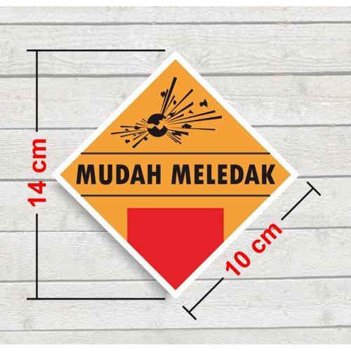 Jual Rs Sticker Label Simbol Limbah B3 Bahan Berbahaya Dan Beracun 10 X ...