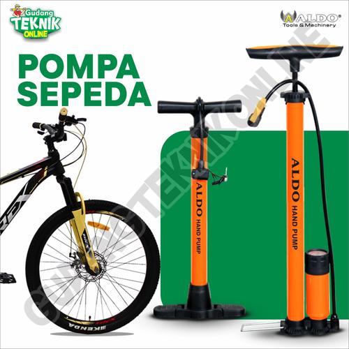 Jual Pompa Sepeda Motor Tabung Besi Jumbo ALDO 360 365 / Pompa Angin ...