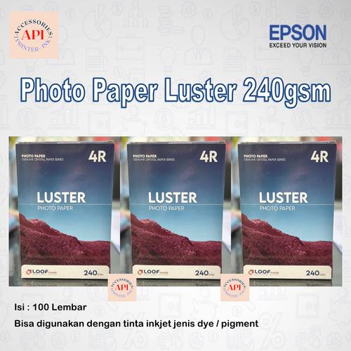 Jual Photo Paper Luster 4R inkjet - 100 sheets - Kota Bandung - API ...