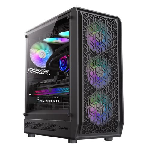 Jual CASING GAMEMAX FORGE MB + 4 FAN ARGB M-ATX GAMING CASE - Kota ...