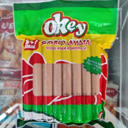 Jual Sosis Ayam Okey 500g isi 15 - Kota Bandar Lampung - Frozen Food ...