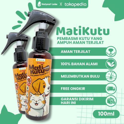 Jual Mati Kutu Obat kutu kucing anjing kelinci herbal aman terjilat 100 ...