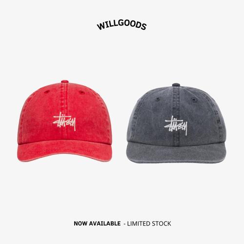 Promo Topi Stussy Washed Basic Low Pro Cap Original Resmi - Hitam ...