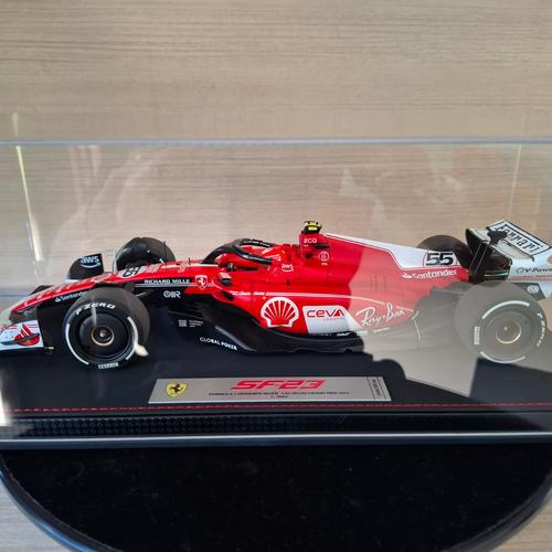 Jual BBR 1:18 FERRARI SF23 Carlos Sainz USA Las Vegas F1 GP 2023 Very ...