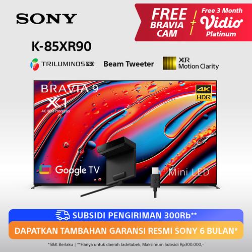 Promo SONY Bravia 9 Mini LED 4K Ultra HDR Google TV 85 Inch K-85XR90 ...