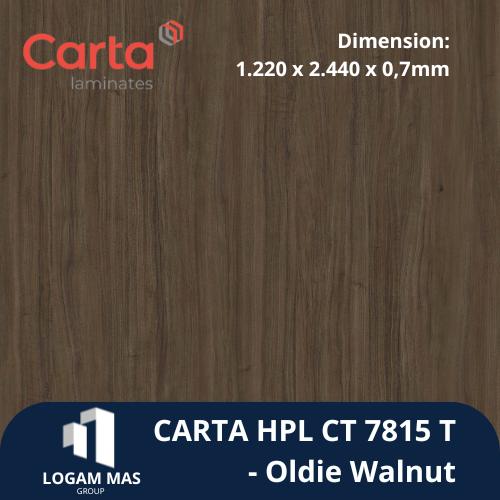 Jual CARTA HPL CT 7815 T - Oldie Walnut - High Pressure Laminates ...