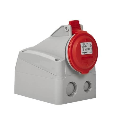 Jual LEGRAND FEMALE PLUG SURFACE MOUNTING SOCKET 4 PIN 16A MERAH ...