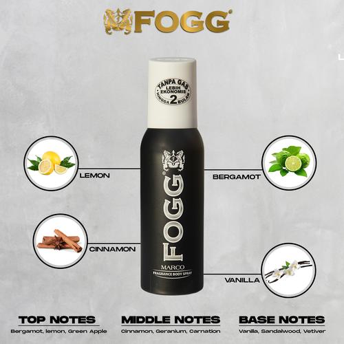 Promo Fogg Perfume Body Spray Reguler Marco 120ml - Absolute - Jakarta ...