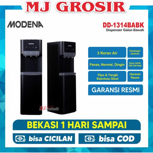 Jual WATER DISPENSER MODENA DD 1314 BABK DISPENSER GALON BAWAH - dus ...