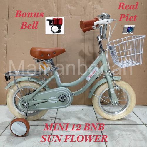 Jual TERMURAH SEPEDA MINI 12 INCH BNB SUNFLOWER SEPEDA STB SEPEDA ANAK ...
