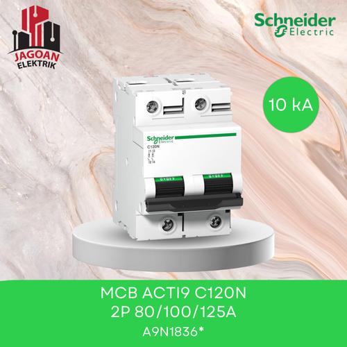 Jual MCB Acti9 C120N 2P10 kA 80/100/125 Schneider - A9N1836* - 125A - Jakarta Barat - Jagoan ...