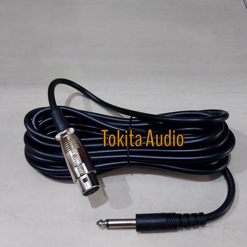Jual Kabel Mic 5 Meter Kabel Microphone 5 Meter Siap Pakai Pakai Canon ...