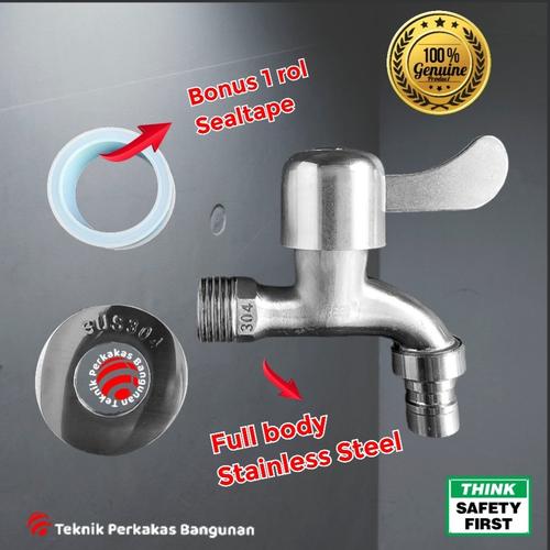 Jual Kran air tembok taman stainless steel kran keran tembok/ mesin ...
