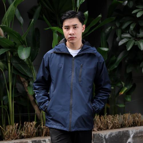 Jual Delibra Jaket Pria Austin Outdoor Water Resistant Waterproof Navy ...
