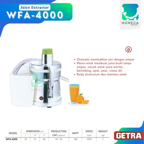 Jual GETRA Juice Extractor Jus Tanpa Ampas WFA-4000 / WFA 4000 ...