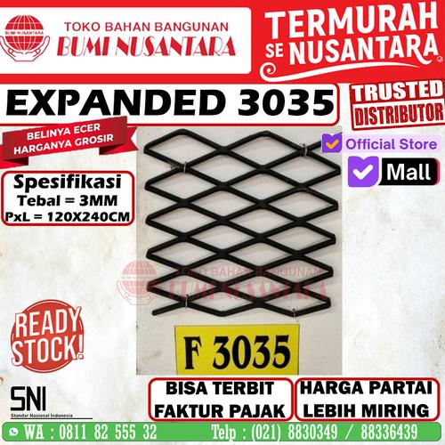 Jual Expanded Metal FF 3035 Expanda Plat Besi Baja Ekspanded 120X240 ...