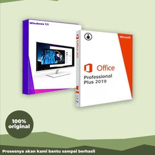 Jual Windows 11 Pro + Office 2019 Pro Plus Lisensi Original Lifetime + DVD - lisensi saja ...