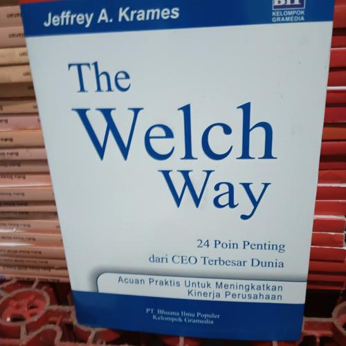 Jual The Welch Way 24 Point Penting dari CEO Terbesar Dunia - Kab ...
