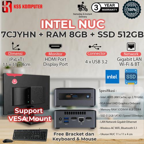 Jual Komputer INTEL NUC / Mini PC (Dual Core, RAM 8GB, SSD) Siap Pakai ...