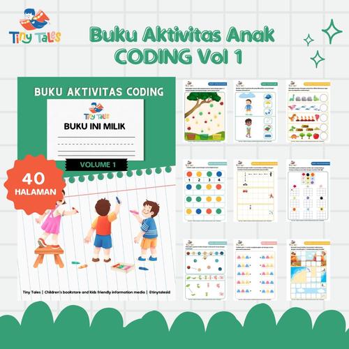 Jual VOL 1 - WORKSHEET ANAK - CODING ANAK 4-5 TAHUN (40 HALAMAN) Uk. A4 ...