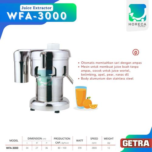 Jual GETRA Juice Extractor (Mesin Juicer / Jus Tanpa Ampas) WFA-3000 ...