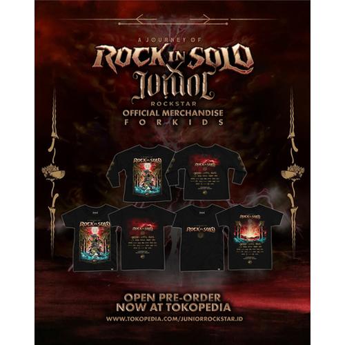 Jual Official Merchandise Baju Anak Rock In Solo Journey 2024 - Font ...