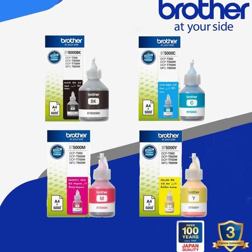 Jual BROTHER Tinta BT 6000 Black / BT 5000 Cyan | Magenta | Yellow ...