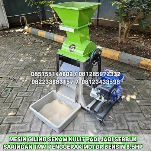 Jual MESIN GILING SEKAM KULIT PADI JADI SERBUK MESIN PENGGILING ...