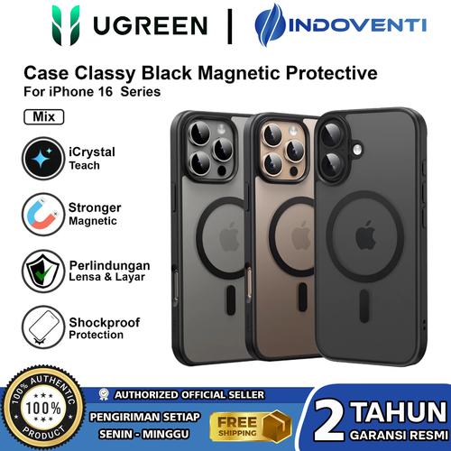 Promo UGREEN Case Magnetic Matte Series For Casing iPhone 16 Seires ...