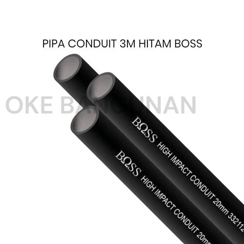 Jual Pipa conduit hitam pipa listrik 20mm hitam 3 meter boss - Kota ...
