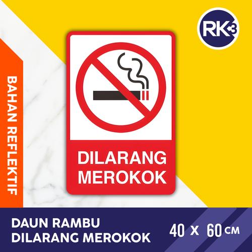 Jual Rambu Dilarang Merokok - 40cm x 60cm - Desain Awal - Kota Semarang ...