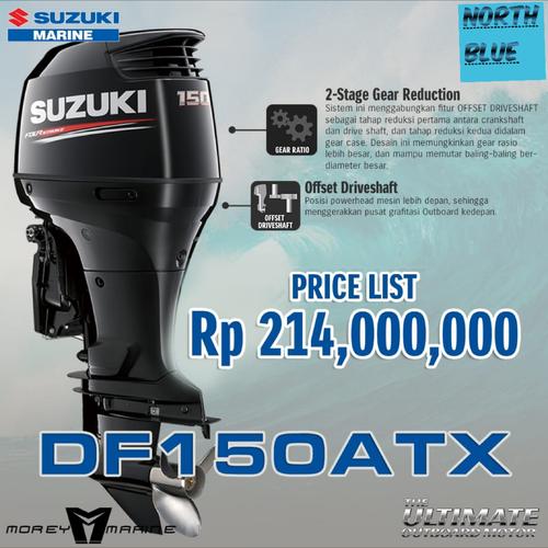 Jual Mesin Tempel Suzuki Outboard 150PK / DF 150 ATX / DF 150AZX Japan ...