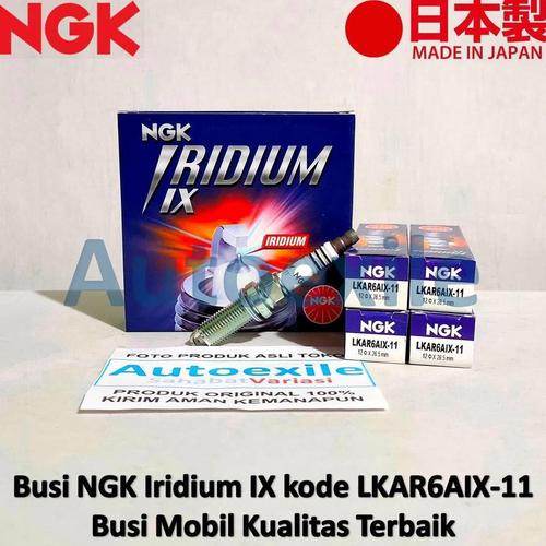 Jual Busi Mobil NGK IRIDIUM IX LKAR6AIX-11 Dual VVti All New Xenia Ayla ...