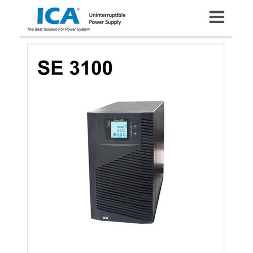 Jual Online UPS ICA SE 3100 3000VA / 2700W Resmi SE3100 3000 VA / 2700 ...