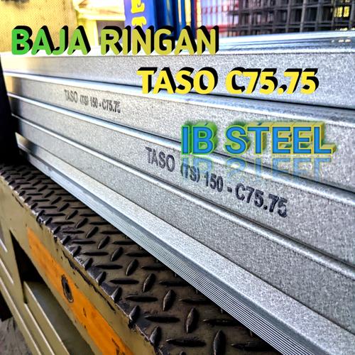 Jual Rangka Baja ringan C75 x 0,75mm Taso / Baja ringan 0,75mm - hrg ...