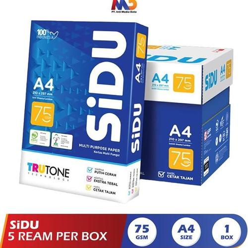 Jual Kertas HVS A4 Sidu Sinar Dunia 75 gram 1 Box ( 5 rim ) - Kota Semarang - Pusat Belanja ...